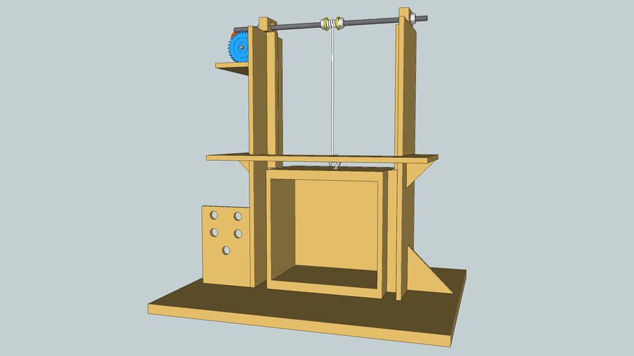Trabajo Ascensor-Montacargas 3ºESO | 3D Warehouse