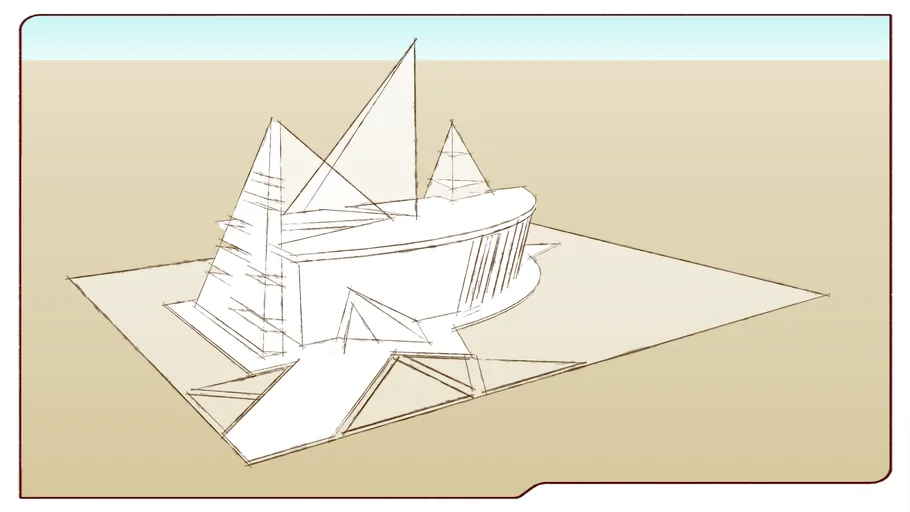 Triangular Building | 3D Warehouse