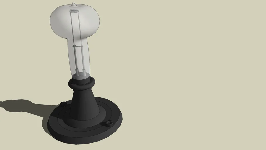 Openchallenge#11 - Edison Bulb | 3D Warehouse