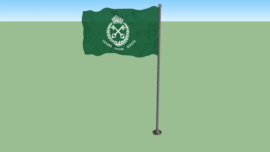 Guyana Prison Service Flag | 3D Warehouse
