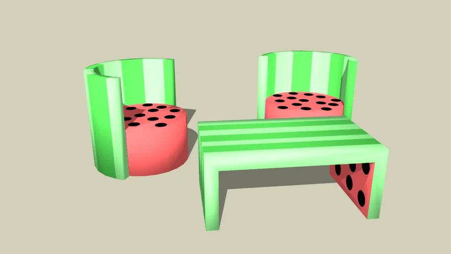 fruit chair | 3D Warehouse