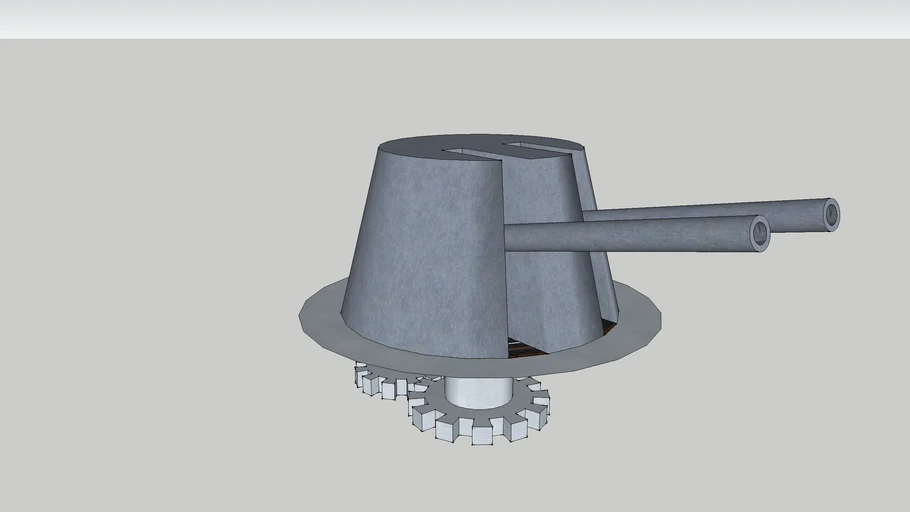 Small Turret( with gears) | 3D Warehouse