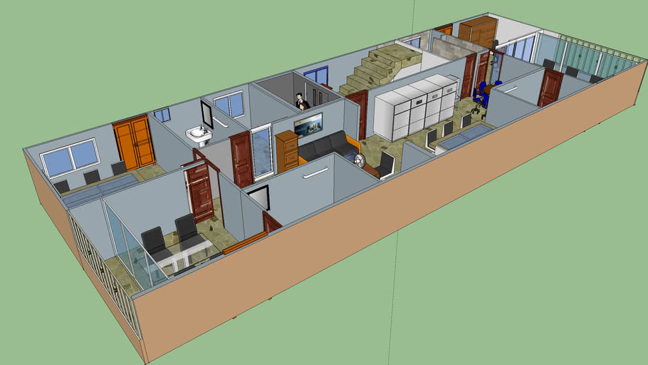 Executive Office Layout | 3D Warehouse
