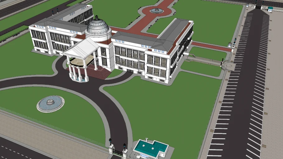 Tabarre Palais Municipal | 3D Warehouse