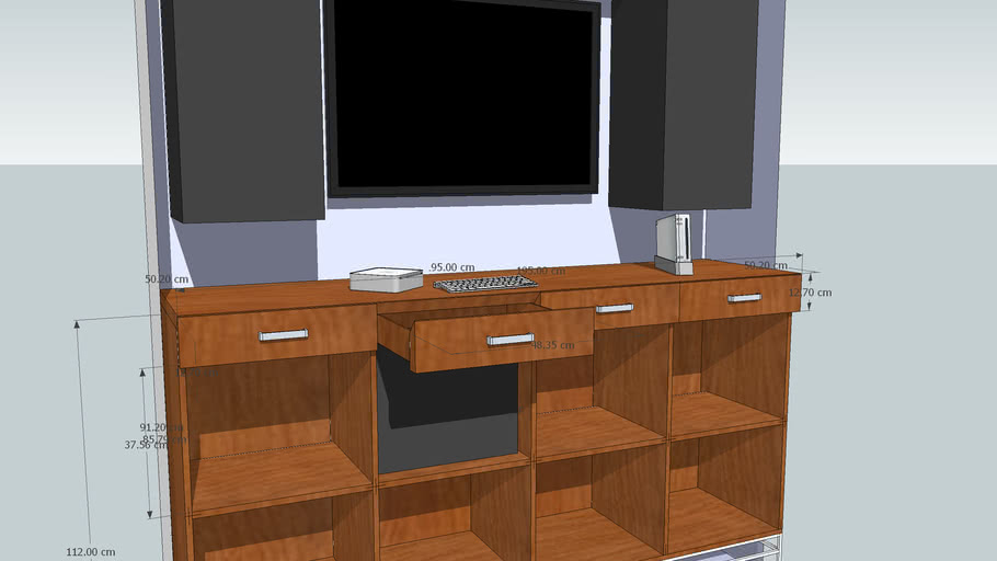 Custom Media Center | 3D Warehouse