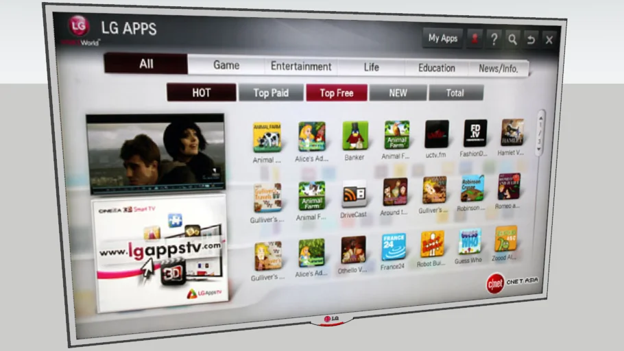 smart tv lg 3d 32´´ | 3D Warehouse