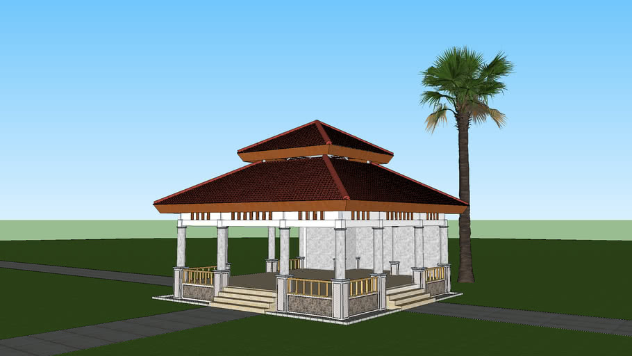 Pasuruan - Desain Pendopo Ponpes Pasuruan | 3D Warehouse