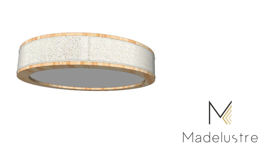 Plafon Apollo tecido boucle 53cm | 3D Warehouse