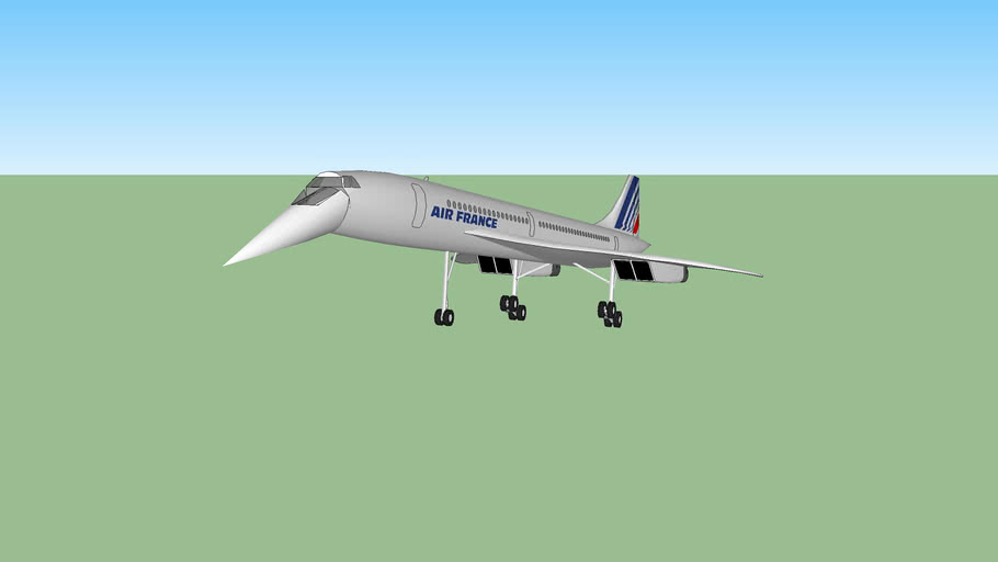 Concorde Landing | 3D Warehouse