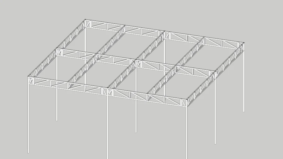 steel truss | 3D Warehouse