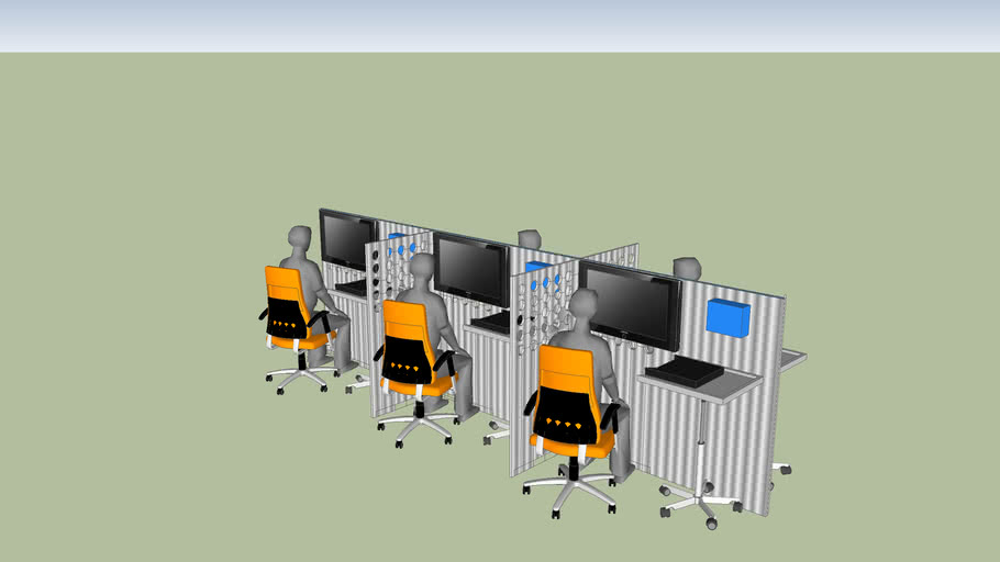 Modulos oficinas | 3D Warehouse