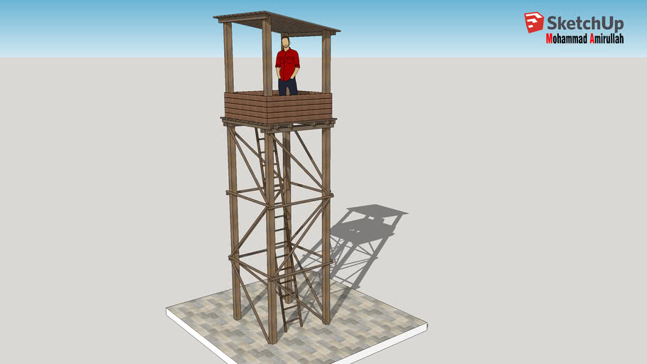 Wooden Tower | 3D Warehouse
