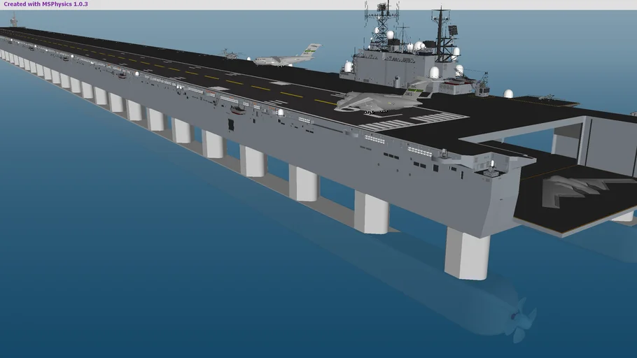 Mobile Offshore Base supercarrier | 3D Warehouse