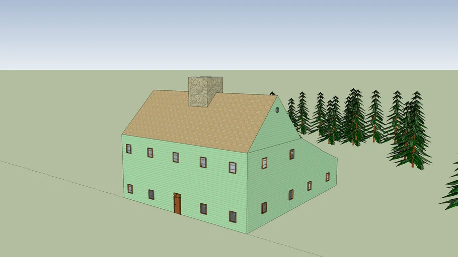 saltbox house | 3D Warehouse