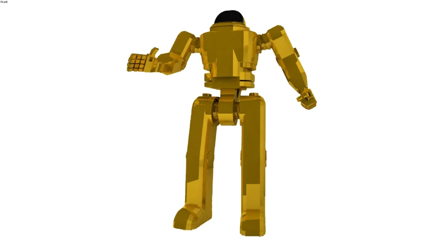 Big Gold Robo 3d challenge 103 | 3D Warehouse