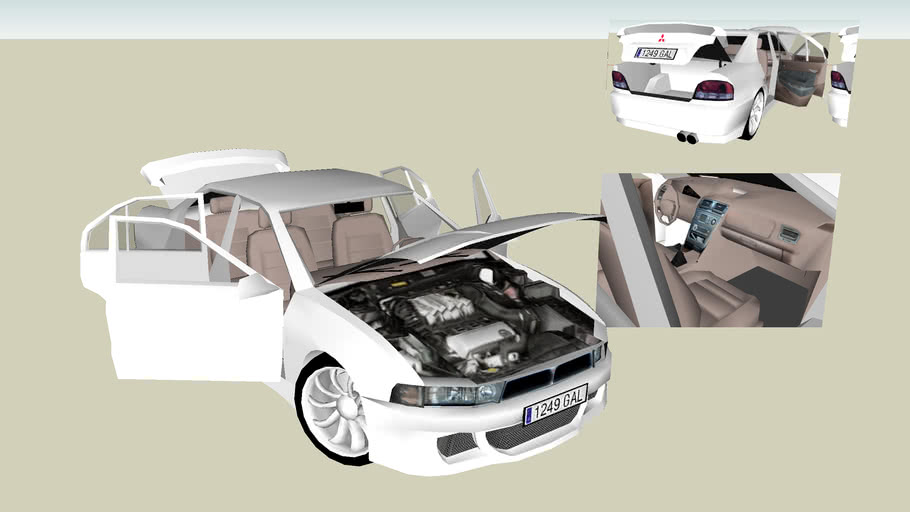 MITSUBISHI GALANT | 3D Warehouse