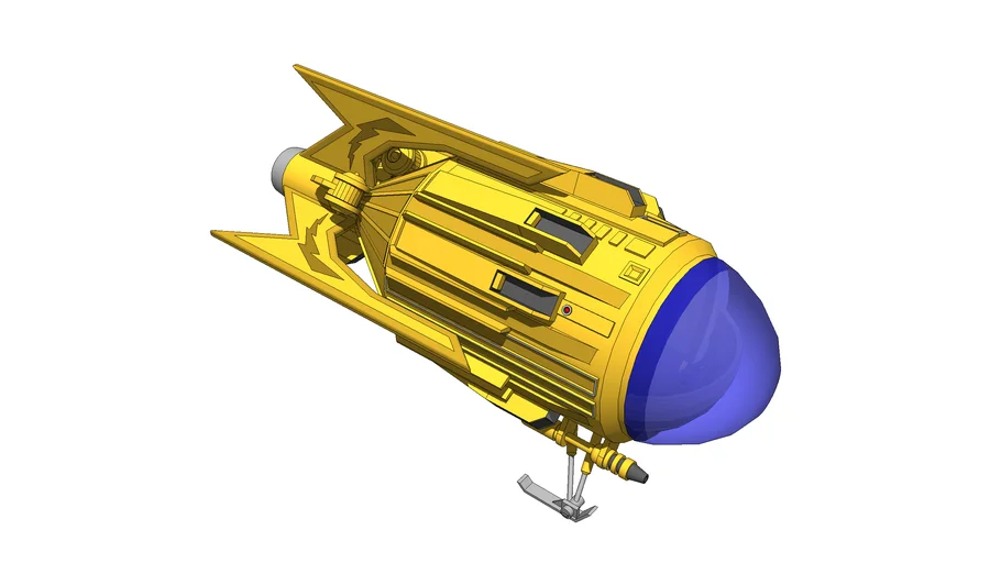 Blake's 7 Space Chopper (v. 1.1) | 3D Warehouse