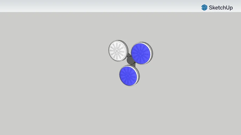 Rota ray Blue Blue White | 3D Warehouse
