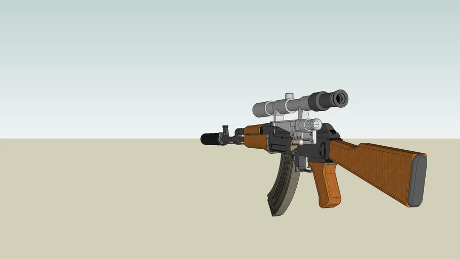 ak47 sniper | 3D Warehouse