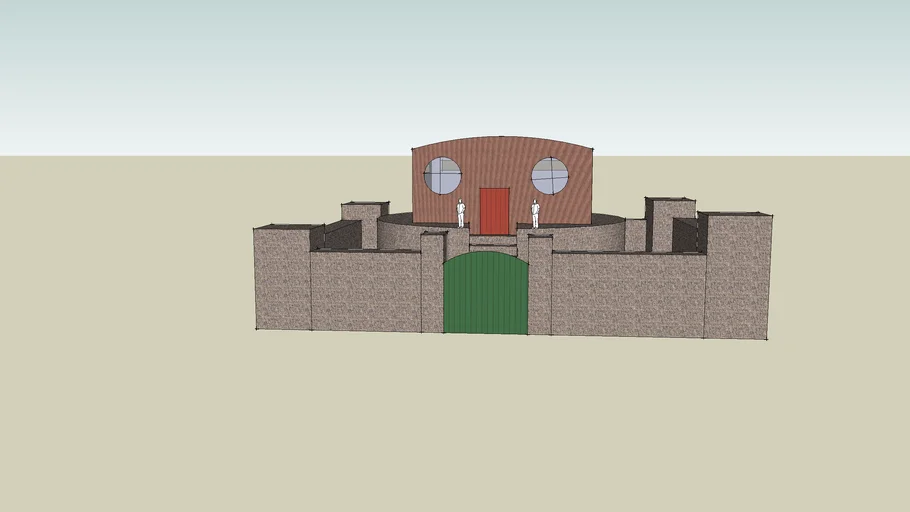 Maximum security federal prison | 3D Warehouse