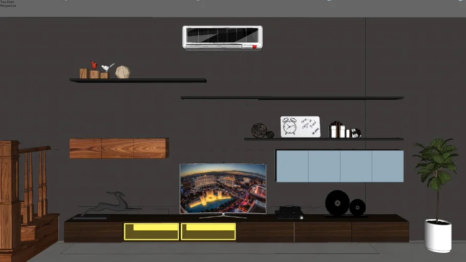 TV shelf | 3D Warehouse