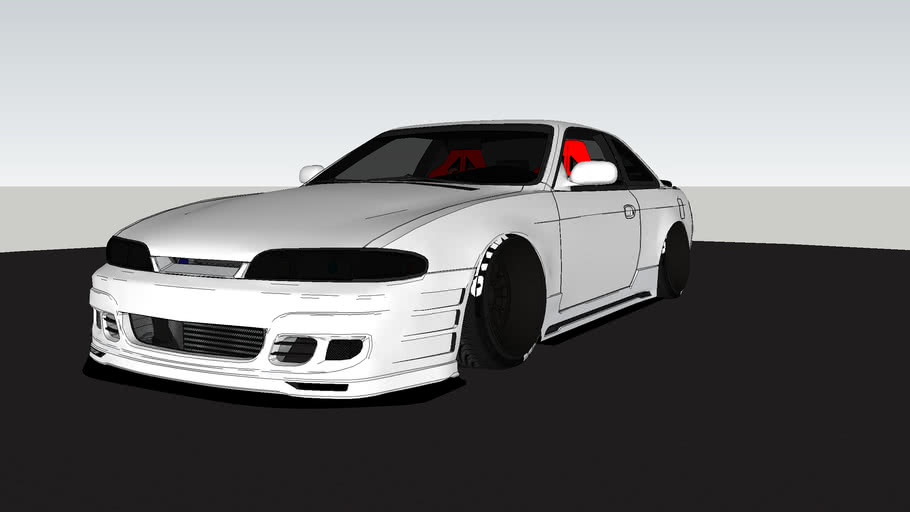 Nissan S14 with interior | 3D Warehouse