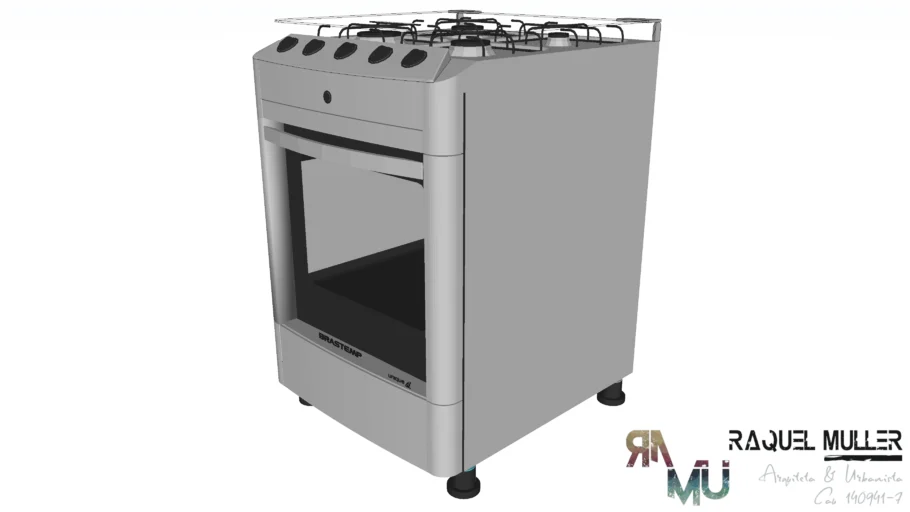 FOGAO BRASTEMP UNIQUE 4B | 3D Warehouse