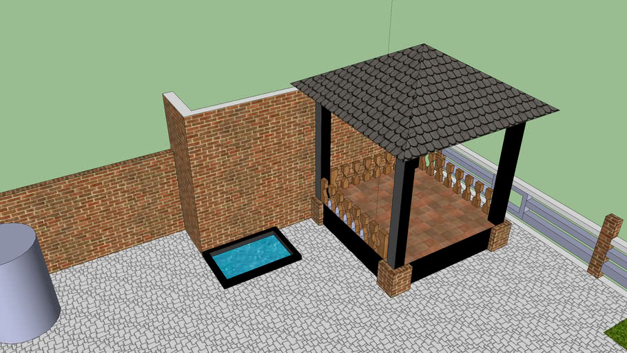 Saung Atap Rumah | 3D Warehouse