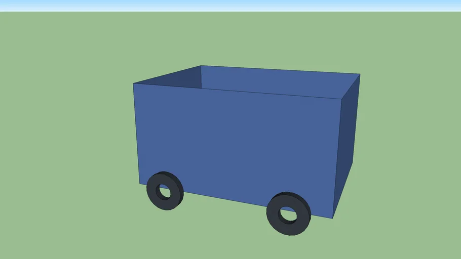 Cart with Wheels | 3D Warehouse