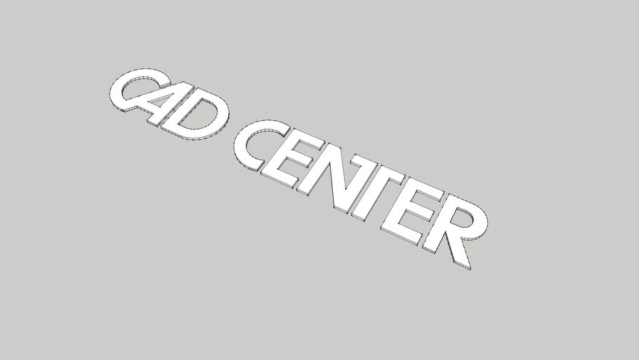 CADCENTER LOGO | 3D Warehouse