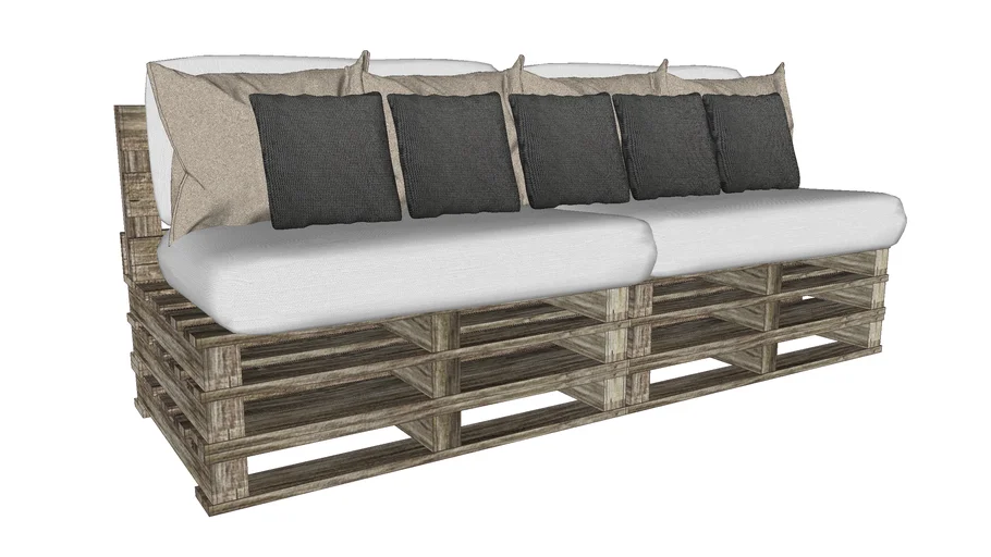 SOFA DE PALLET | 3D Warehouse