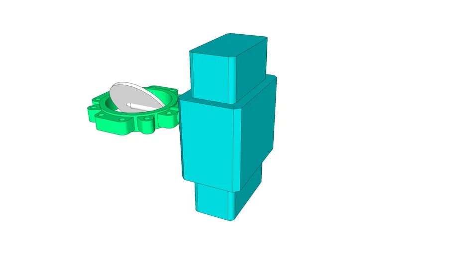 14' lugged bfly valve prop wo flanges | 3D Warehouse