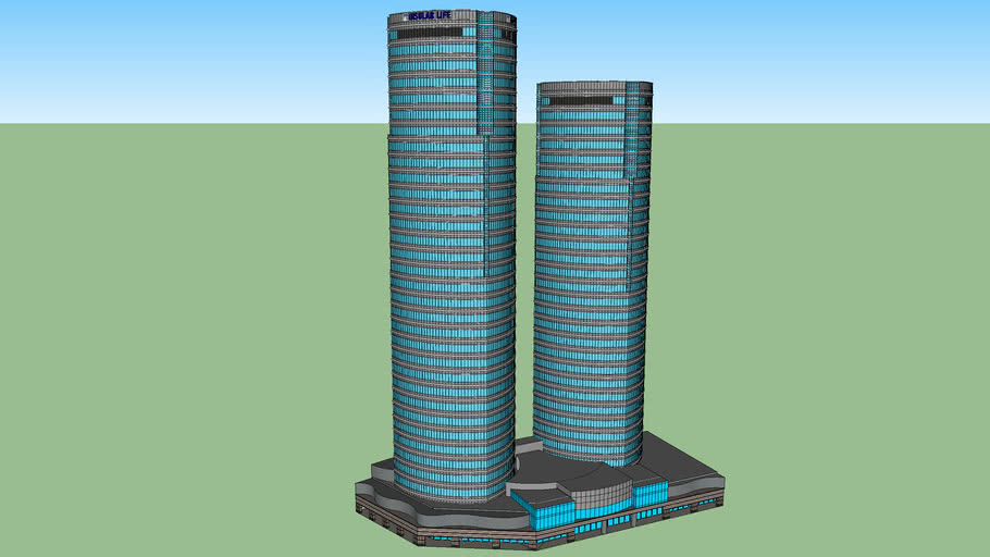 Insular Life Corporate Center Alabang (Detailed) | 3D Warehouse