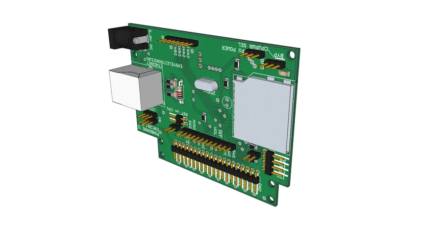 Ethernet module for pinboard II | 3D Warehouse