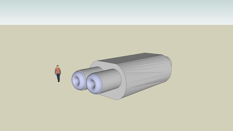 rounded exhaust | 3D Warehouse