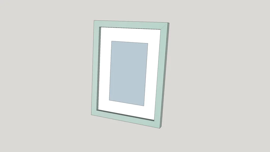 Teal Matte Frame | 3D Warehouse