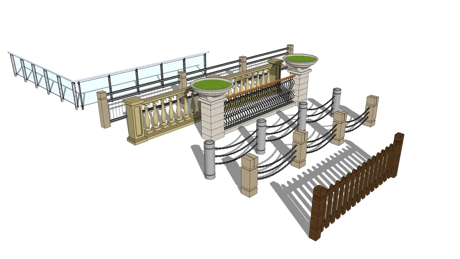 Railing Collection | 3D Warehouse