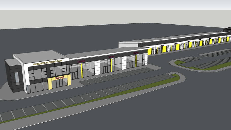retail park design | 3D Warehouse