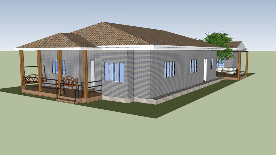 Courtyard House | 3D Warehouse