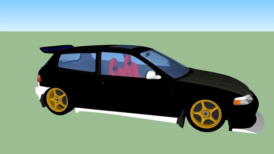honda civic si 1gen hatchback | 3D Warehouse