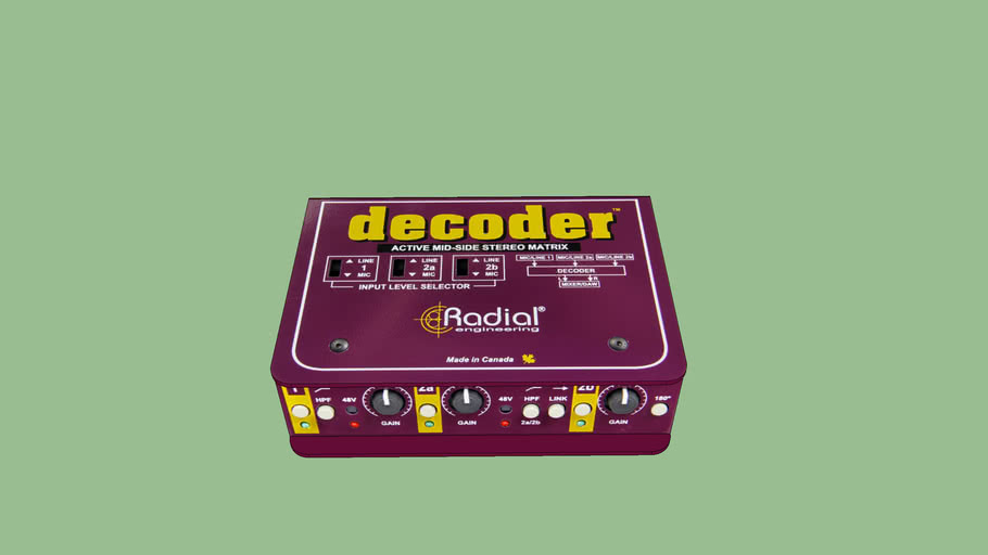 Radial Decoder | 3D Warehouse