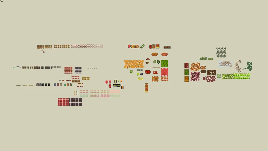 Food market | 3D Warehouse