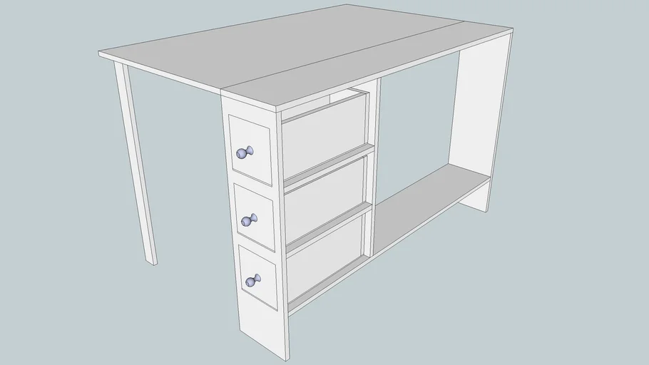 Folding table | 3D Warehouse