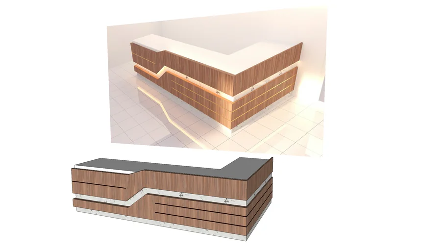 counter + V-ray | 3D Warehouse