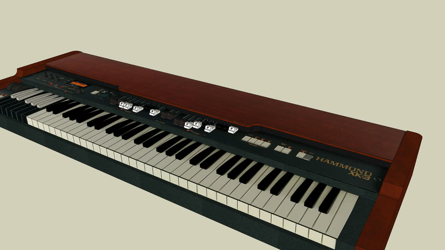 Hammond XK-3 | 3D Warehouse