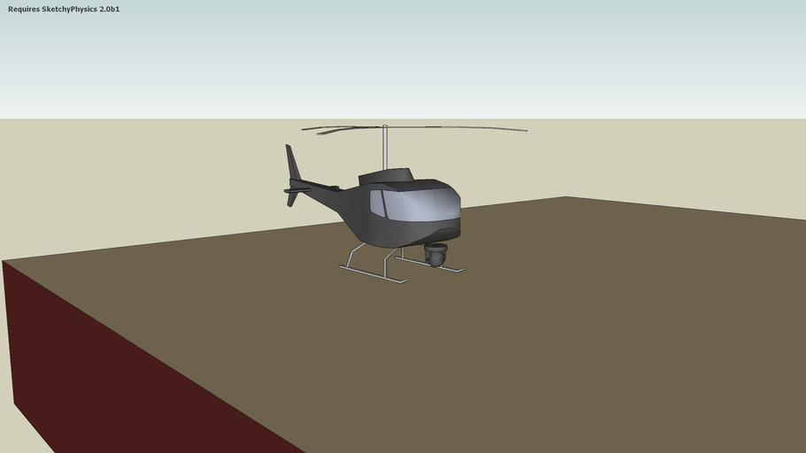 sketchyphysics helecopter | 3D Warehouse