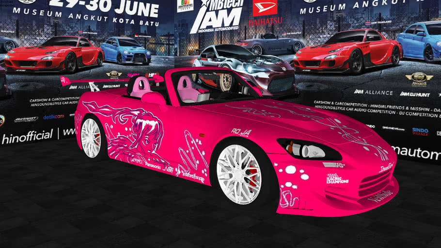 Modifikasi Honda S2000 Suki Livery Fast and Furious 2 | 3D Warehouse