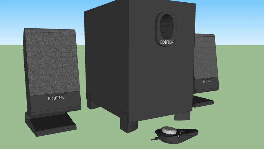 Parlantes M1350 - EDIFIER | 3D Warehouse