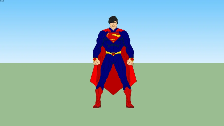 2d Superman | 3D Warehouse