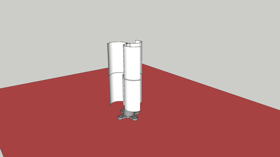 Vertical Axis Wind Turbine VAWT | 3D Warehouse